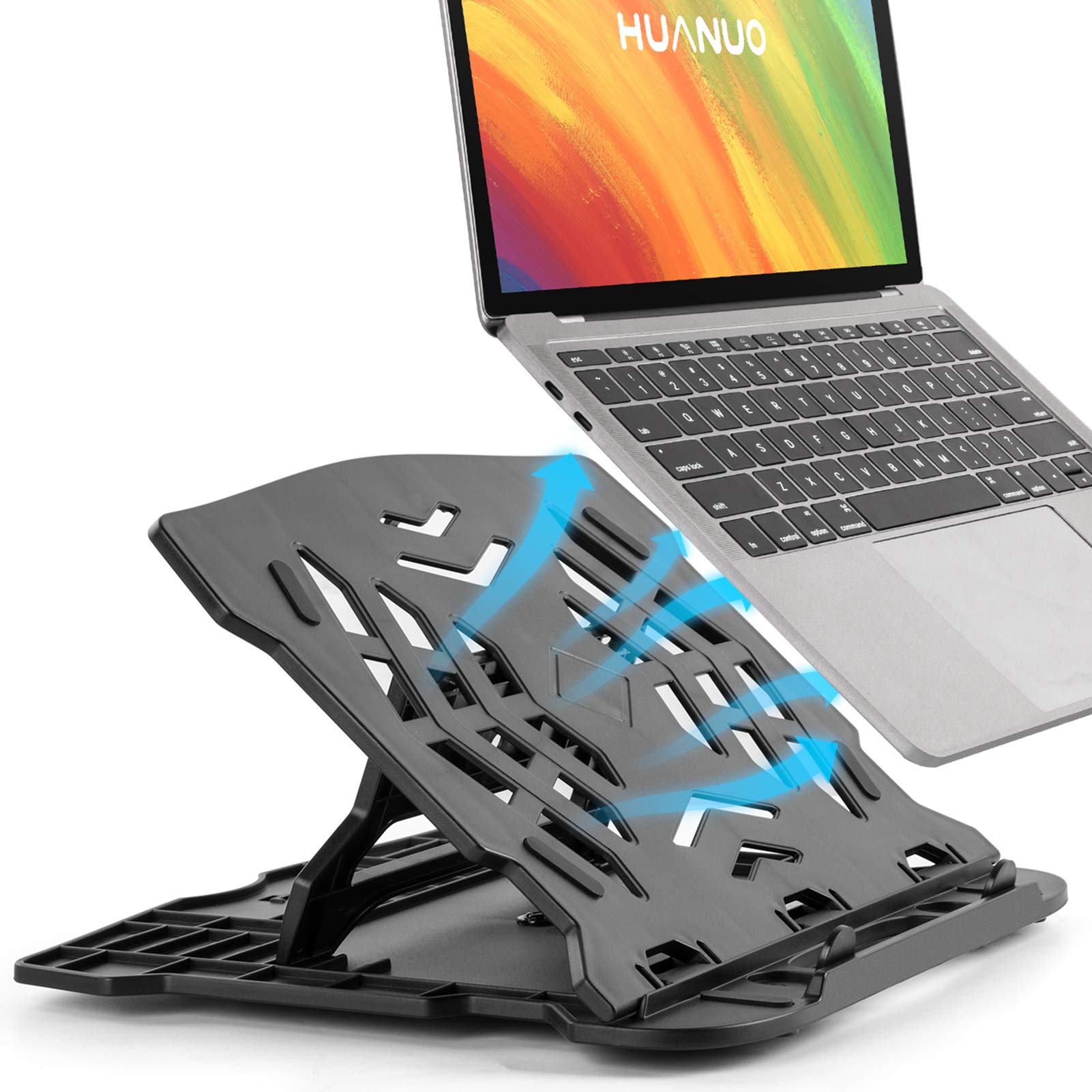 Huanuo Adjustable Lap Desk Laptop Riser For Desk With 360 | Desertcart ...