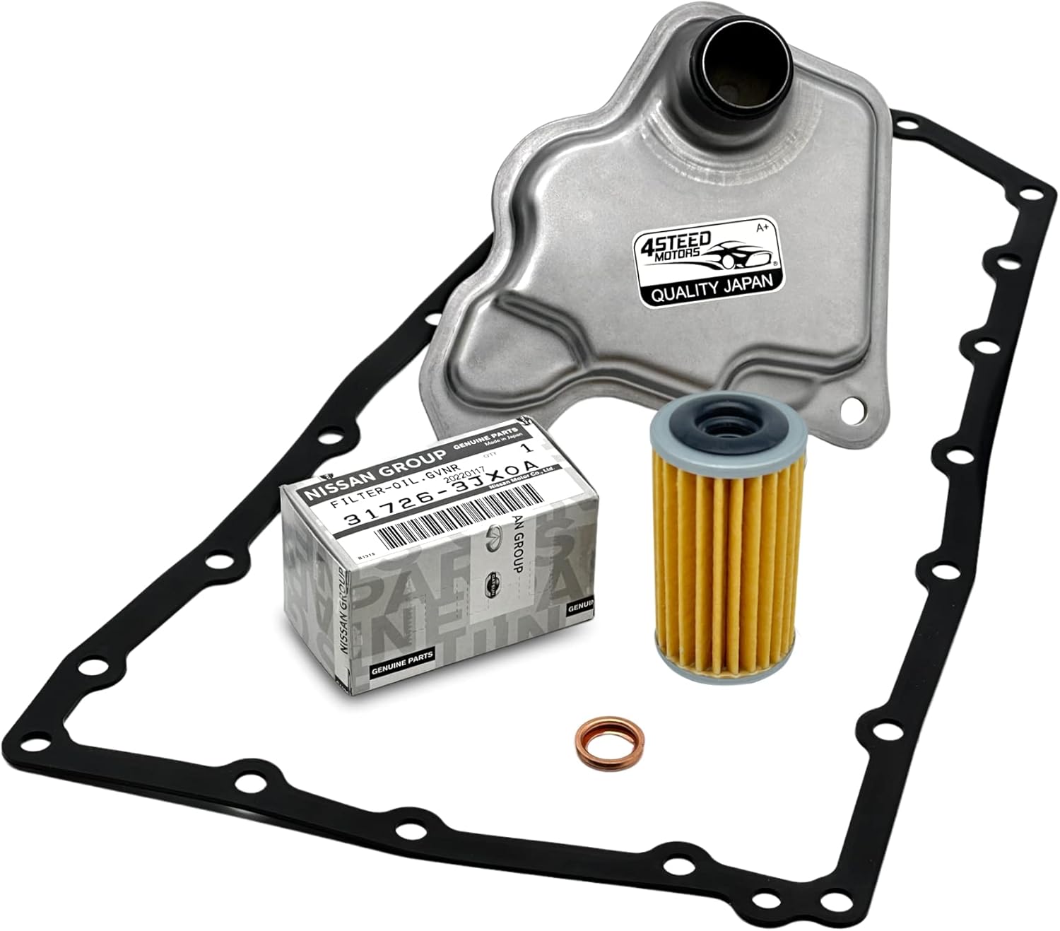 4STEED MOTORS Transmission Oil Cooler Filter 31728-29X0D 31726-3JX0A ...