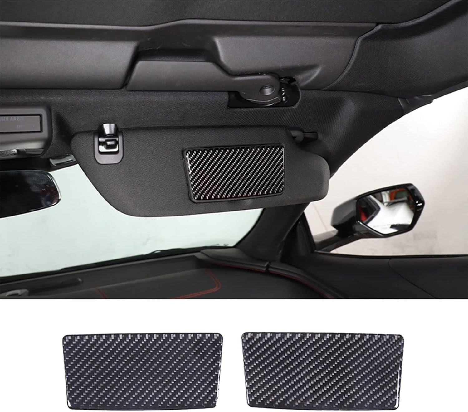 Amazon.com: Car Makeup Vanity Mirror Visor Decor Frame for Chevrolet ...