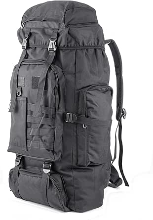 Supernic Military Tactical Backpack, 70L Waterproof Tactical Backpack ...
