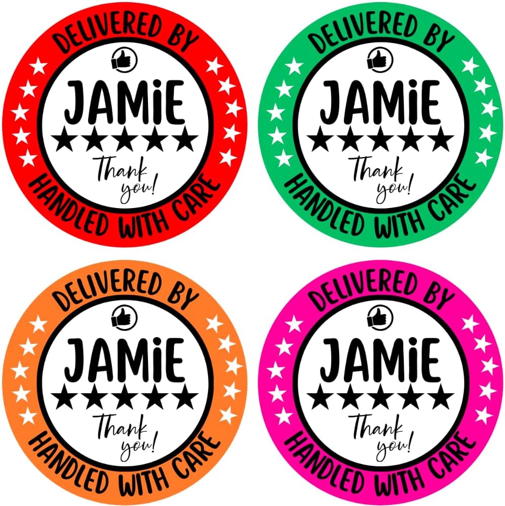 Amazon.com : Take a Scroll Design Personalized DoorDash Stickers, Food ...