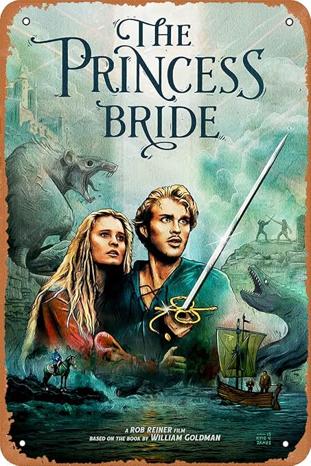 Amazon.com: The Princess Bride Movie Poster Classic Movie Tin Sign ...