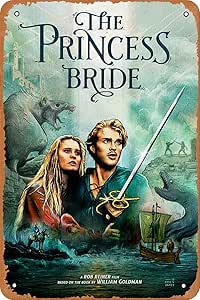 Amazon.com: The Princess Bride Movie Poster Classic Movie Tin Sign ...