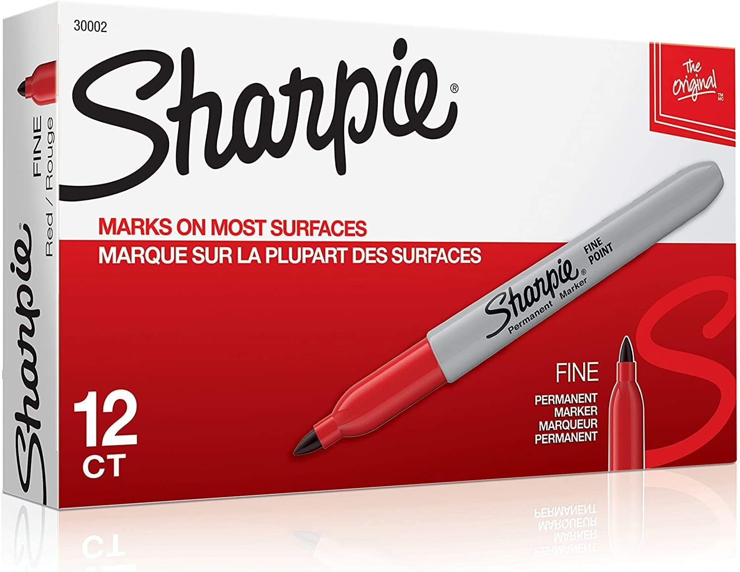 Amazon.com : Permanent Marker, Fine Point Black, Water Resistant & Fade ...