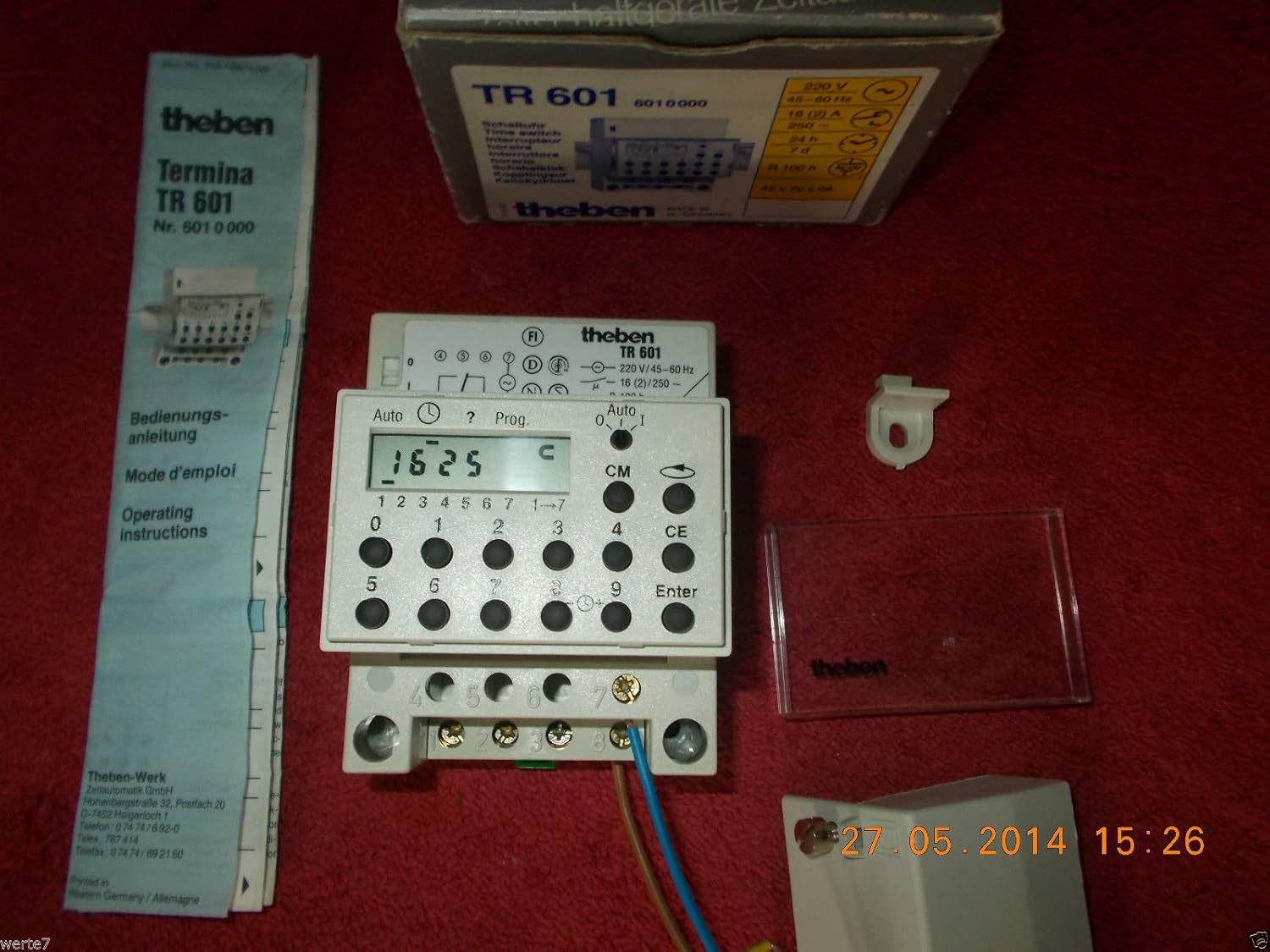 THEBEN TR 601 Digitale Wochenschaltuhr : Amazon.de: Baumarkt