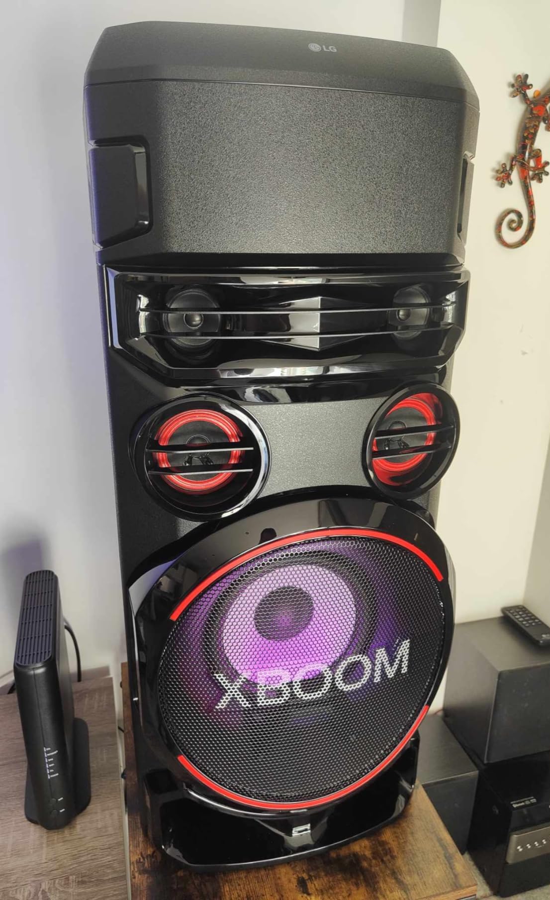 LG XBOOM RN7 | Système High Power | Bluetooth | Boomer 8'' | Effets ...