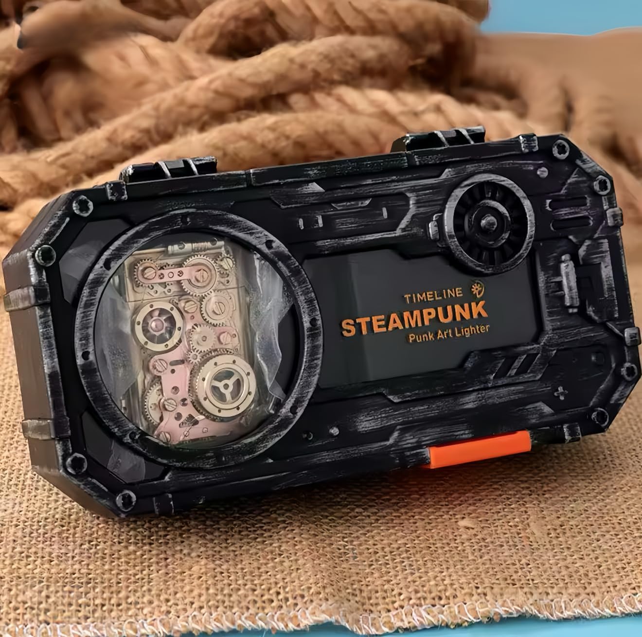 Amazon.com: ZORRO Steampunk Gear Kerosene Lighter – Vintage Pure Copper ...