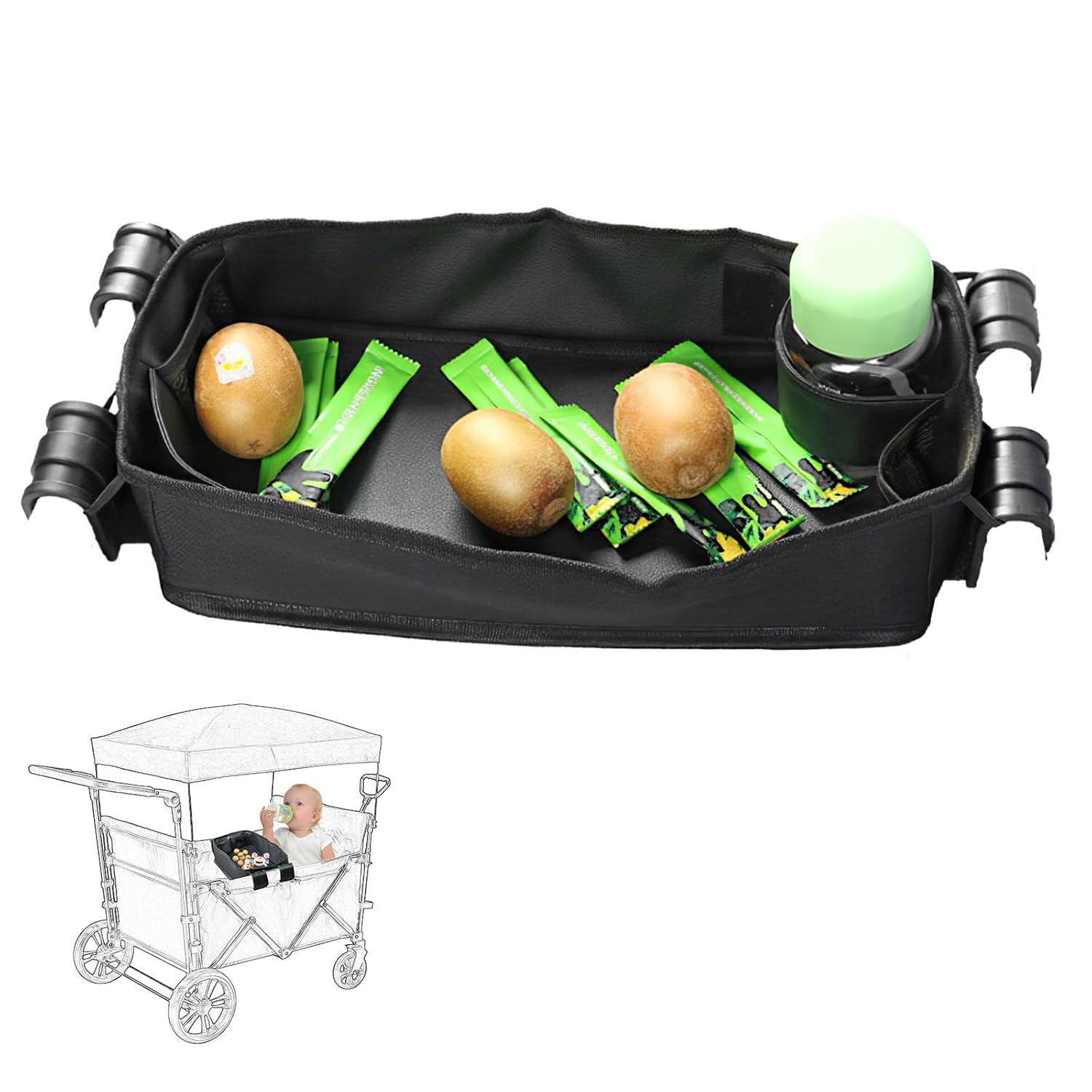 Amazon.com : ViiTech Double Sided Stroller Tray Fits for W1& W2 ...
