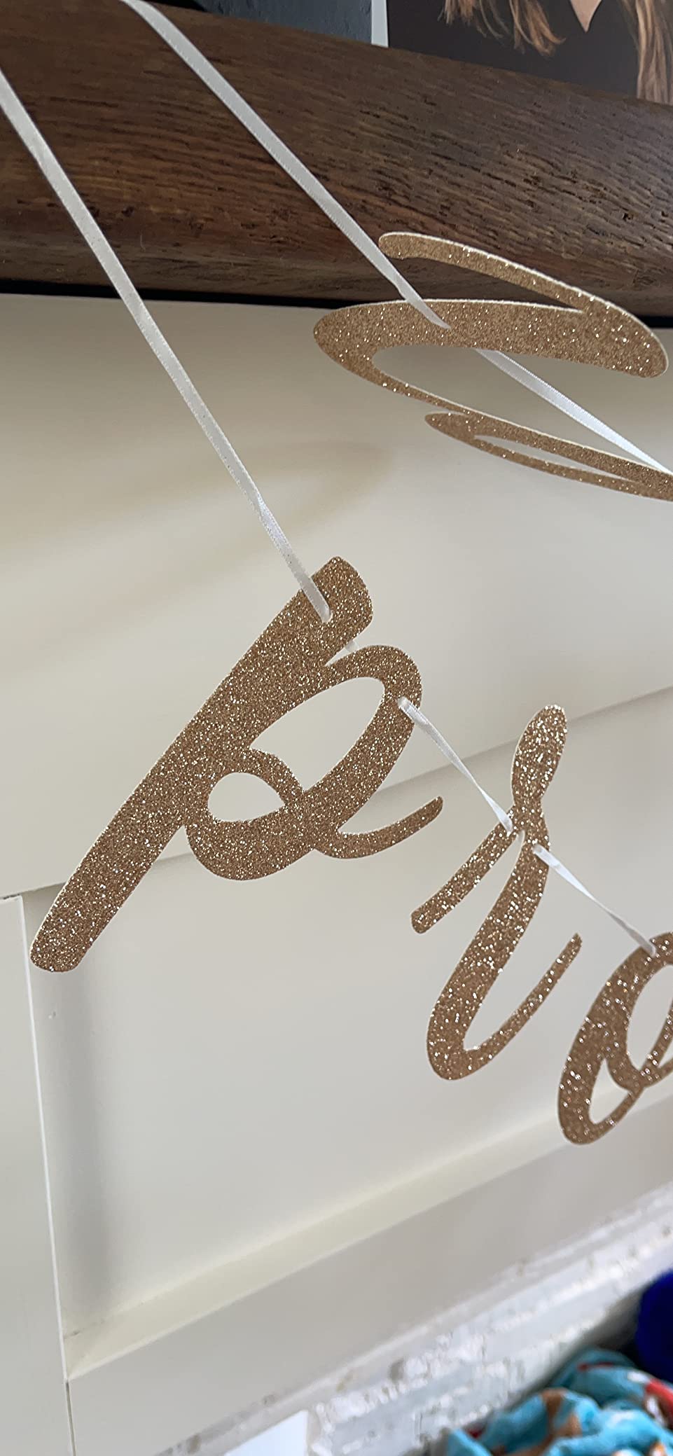 Amazon.com: Pre-Strung We are So Proud of You Banner - NO DIY - Gold ...