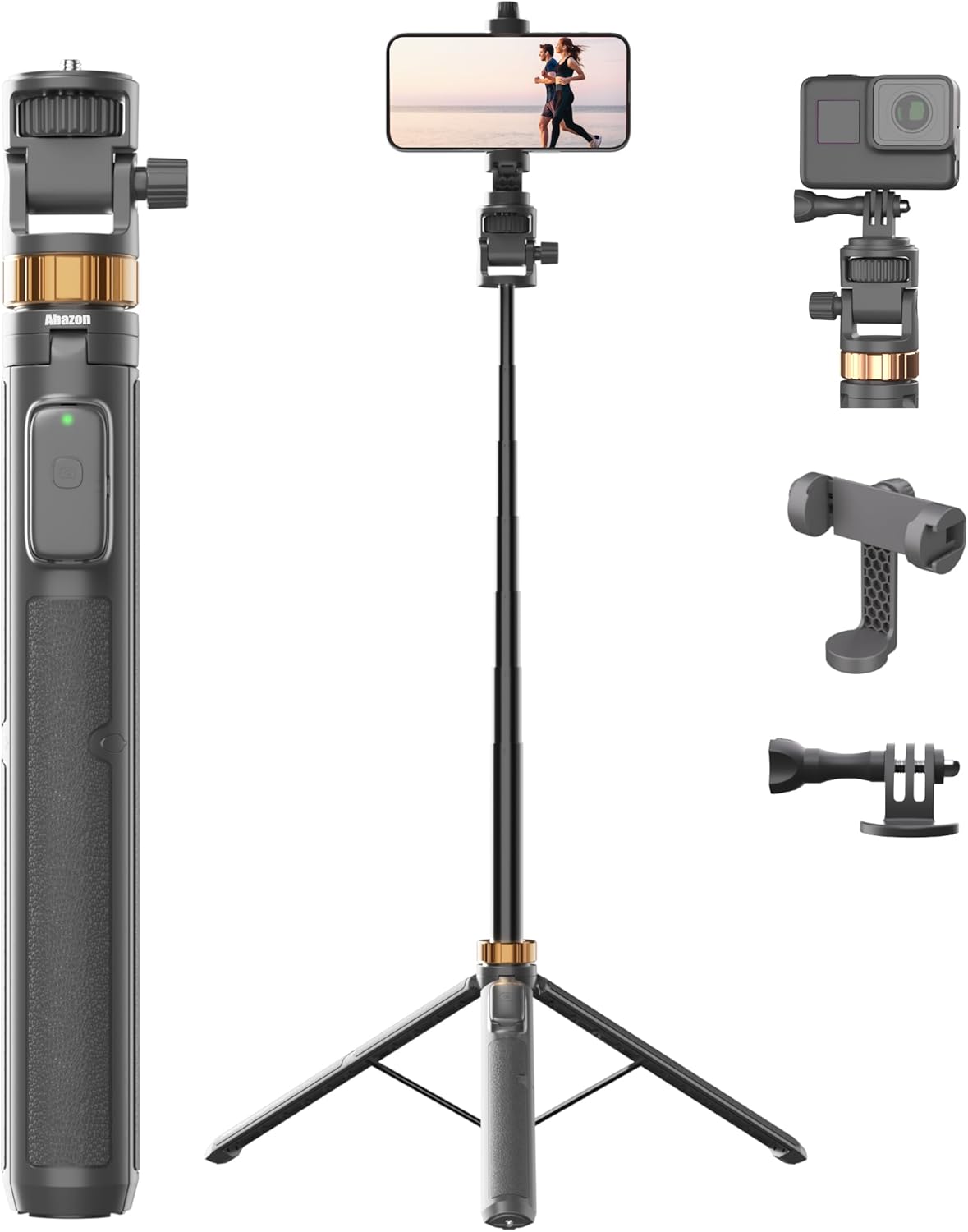 Amazon.com: 69" Phone Tripod & Selfie Stick Extendable Cell Phone ...