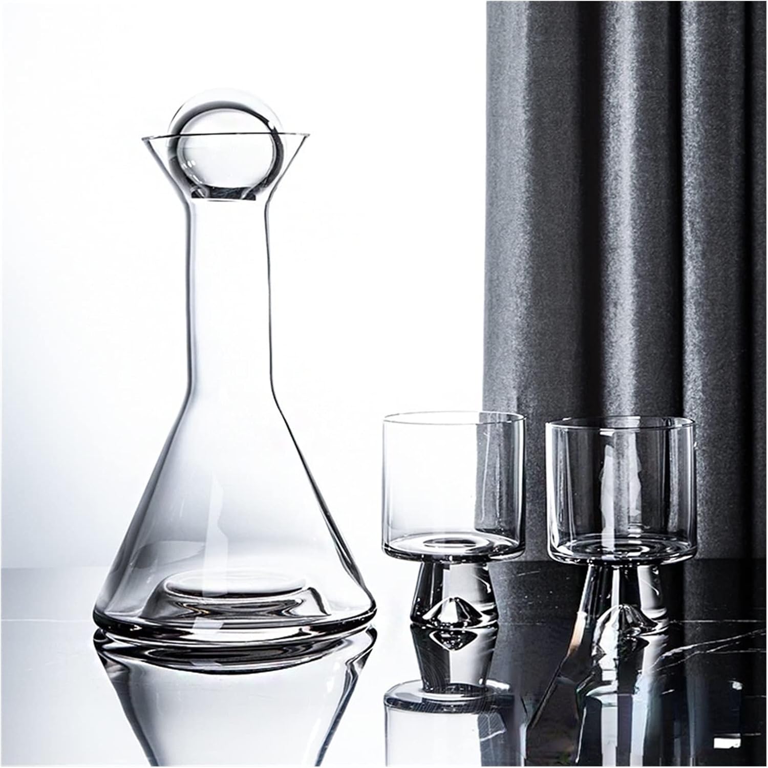 Amazon.com: Glass Jug Water Carafe Luxury Cold Kettle with Cup Water ...