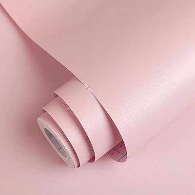 Livelynine Dark Pink Wallpaper Peel and Stick Hot Pink Contact Paper ...