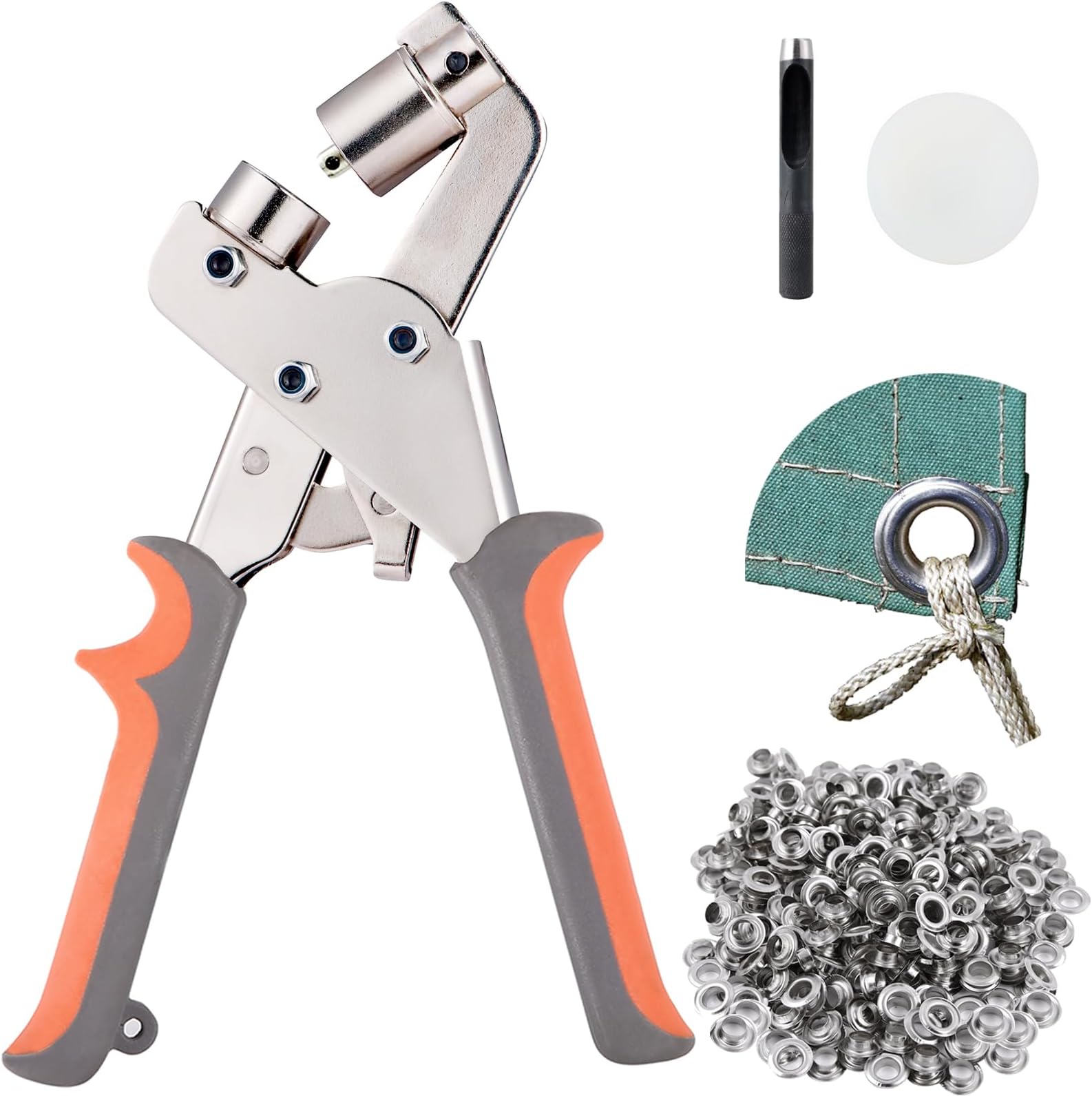 Eyelet Hole Punch Tool 4/12/ 14/17/ 20 mm Eyelet Hole Punch Tool Die ...