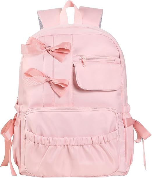 Amazon.com | RTGNEI Kawaii Coquette Backpack with Bows for Teen Girls ...