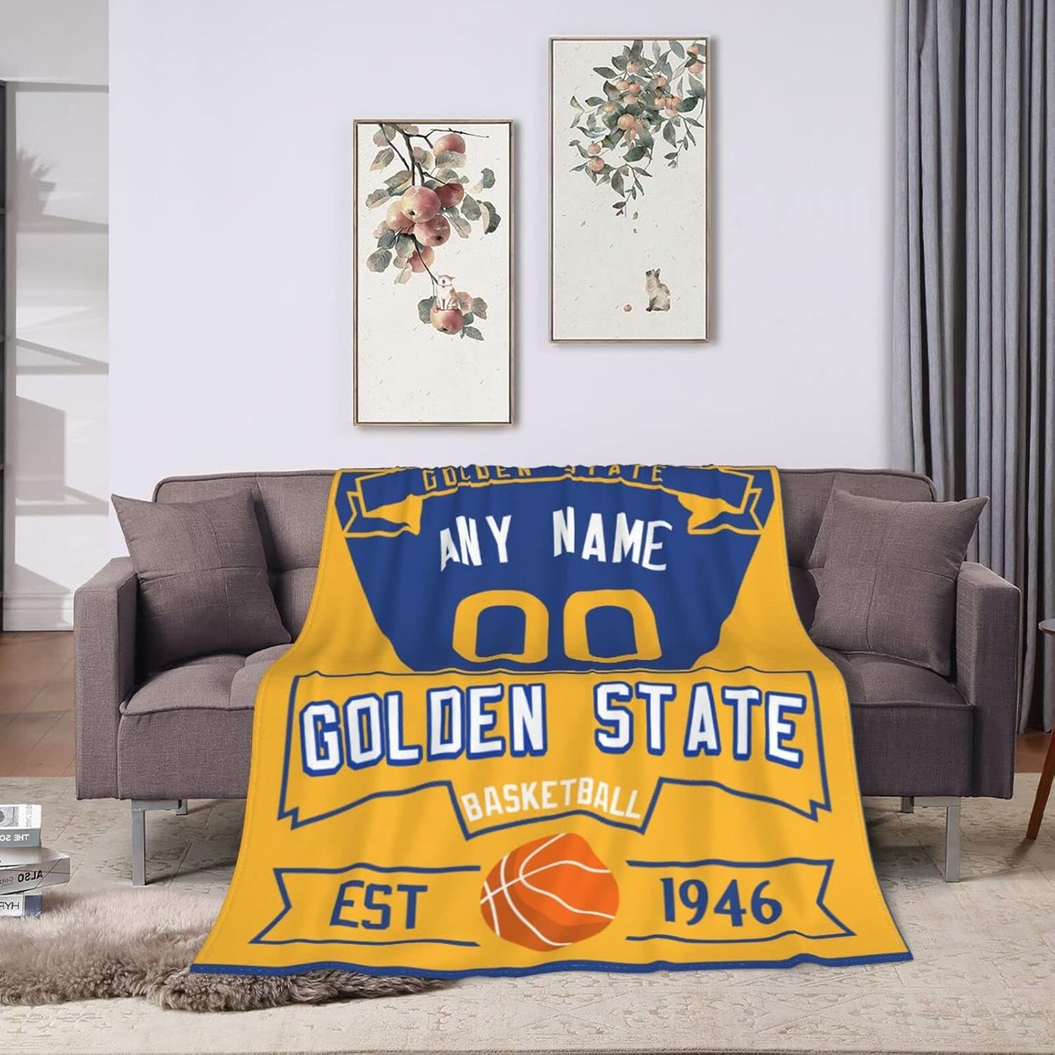 Amazon.com: Generic Custom Throw Blankets for Bed Fans Gift for Men ...