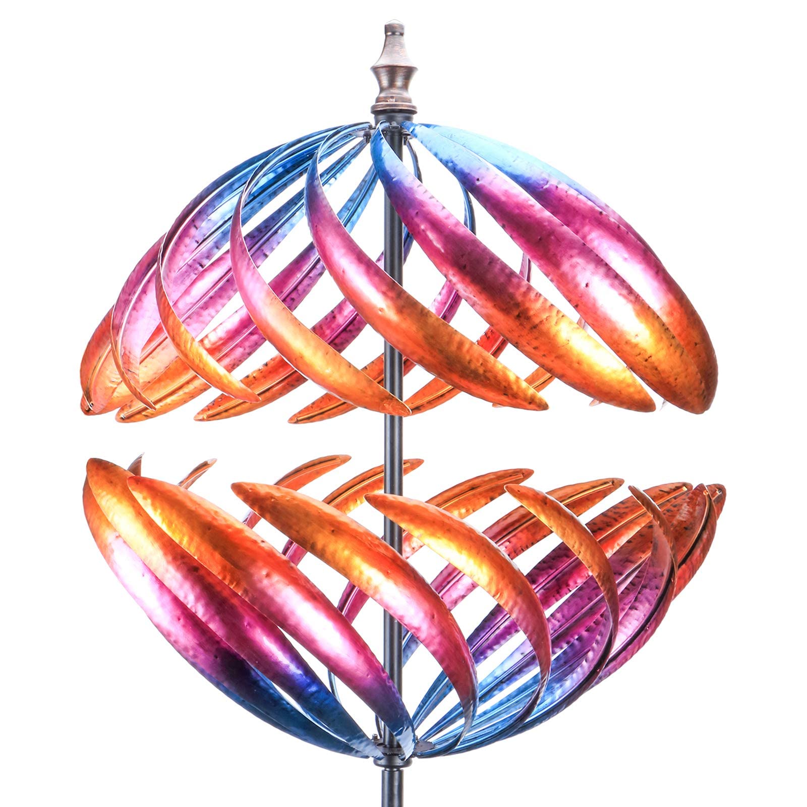 WONDER GARDEN 6.5FT Wind Spinner Metal Wind Sculpture Large Wind ...