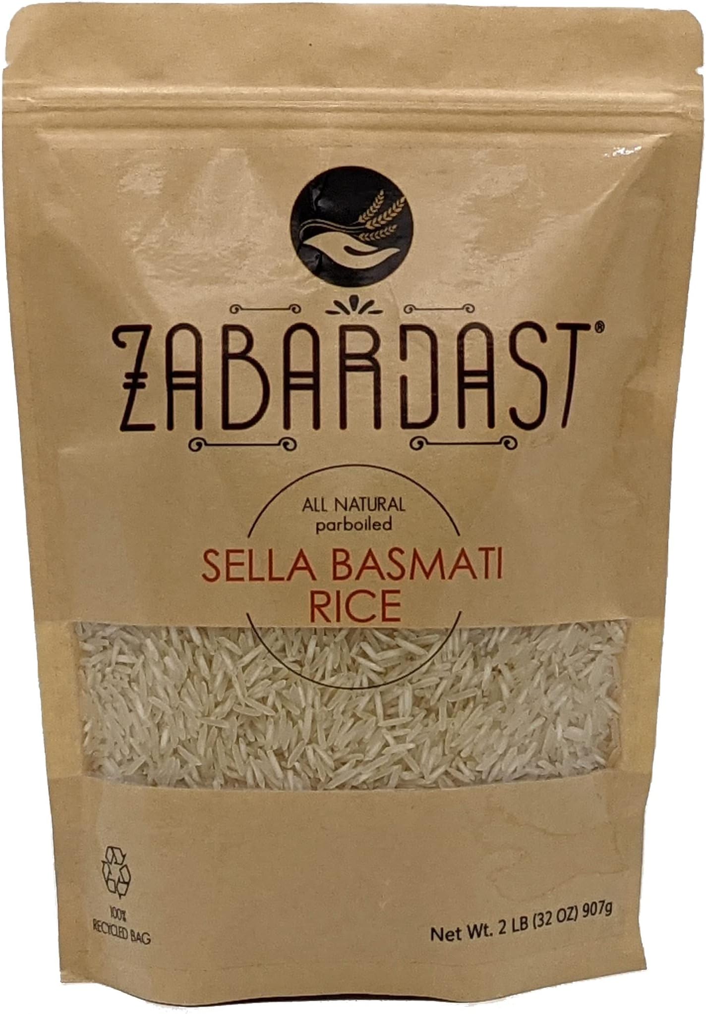 Amazon.com : Extra Long Premium Parboiled Golden Sella Basmati Rice, 2 ...