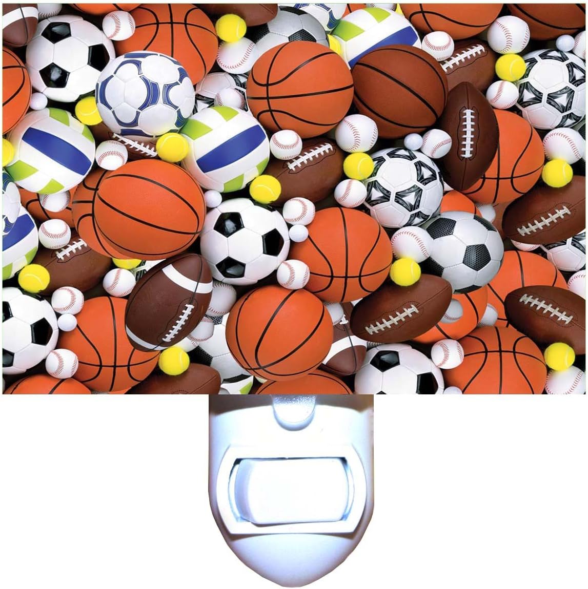 Sports Ball Collage Decorative Night Light - Amazon.com