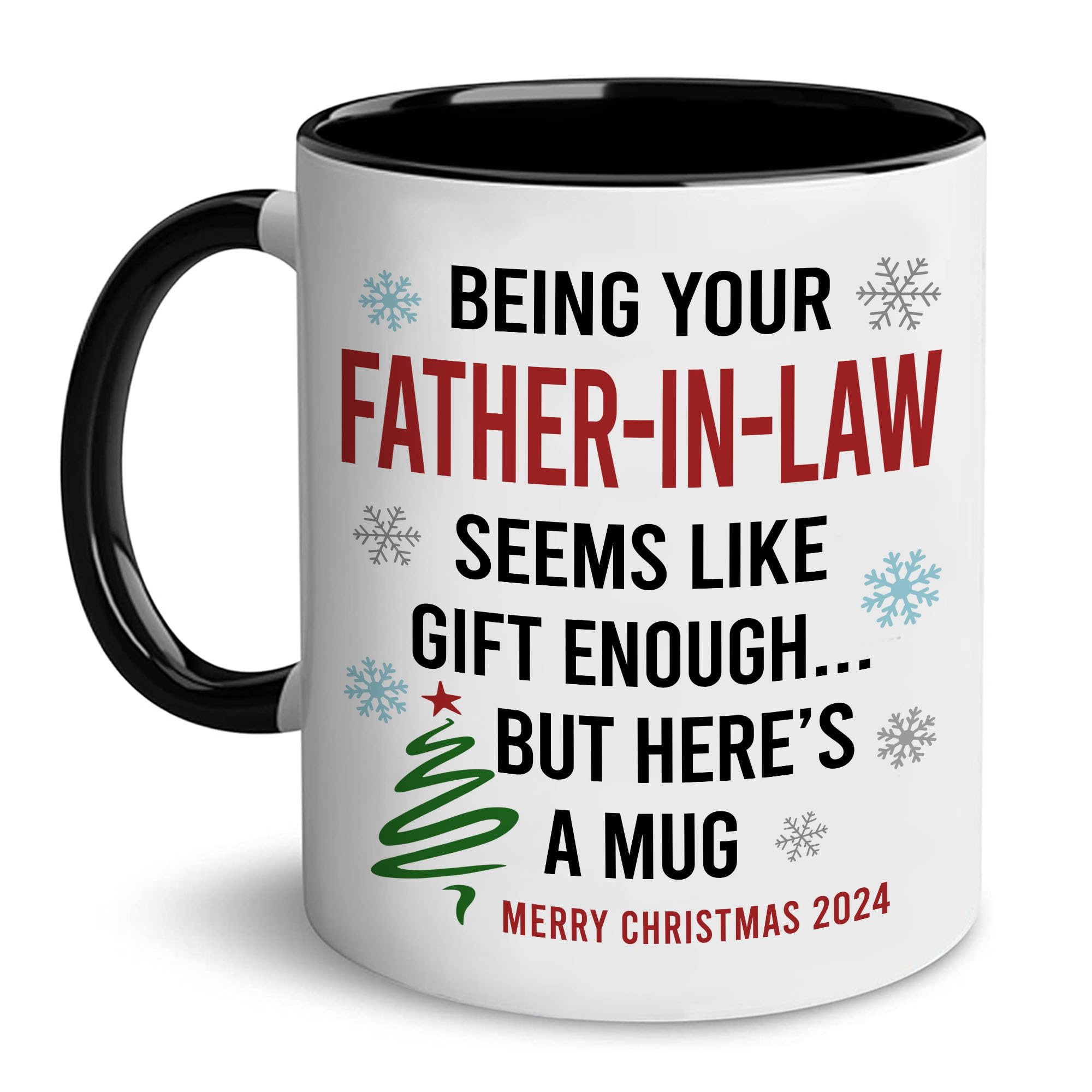 Amazon.com: Being Your Father-in-law Seems Like Gift Enough Mug, Funny ...
