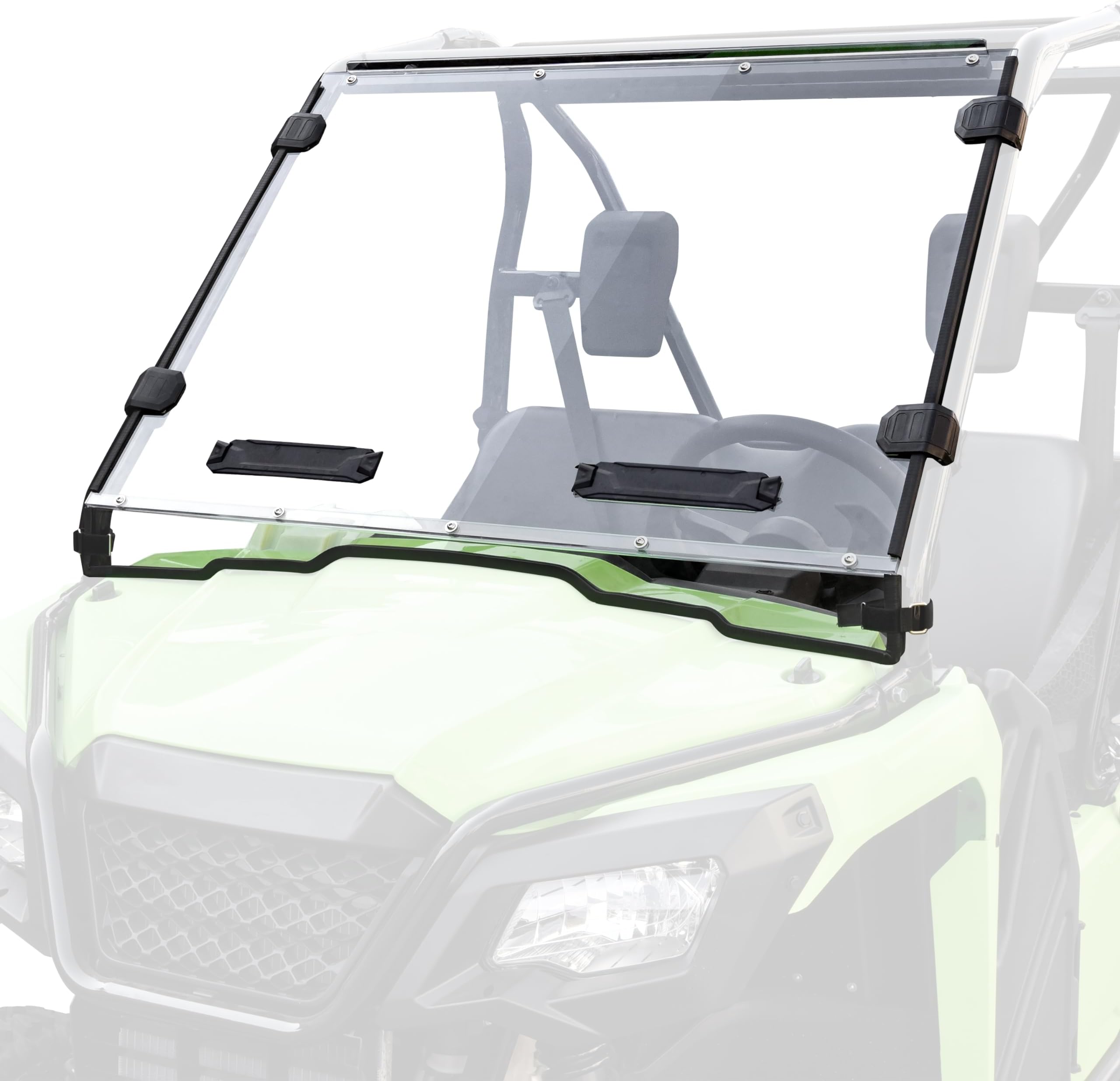 Amazon.com: SAUTVS Full Windshield for Honda Pioneer 520 500 2015-2025 ...
