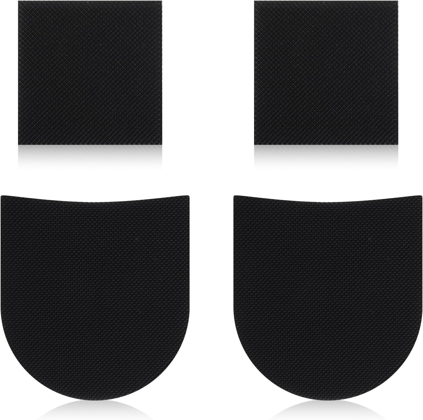 Amazon.com: 4Pcs Shoe Heel Repair Rubber Pads Boot Heel Replacement ...