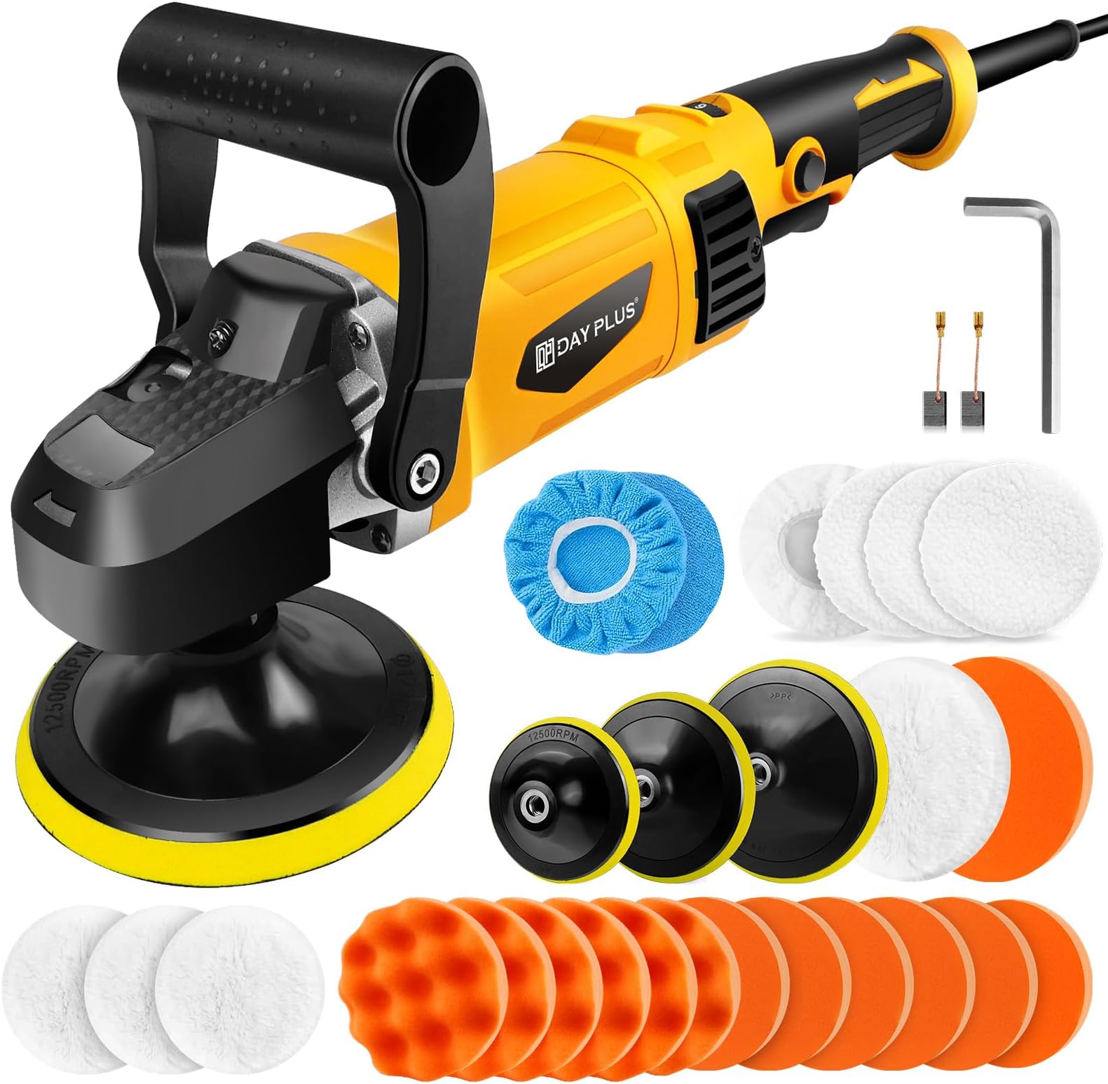 Polishers and Buffers, 1400W Electric Car Polisher Machine - Rotary ...