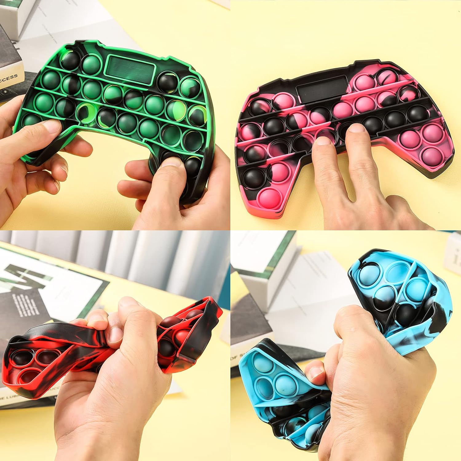 Buy gitete Big Pop It Game，Pop Push Game Controller Gamepad Shape Pop ...