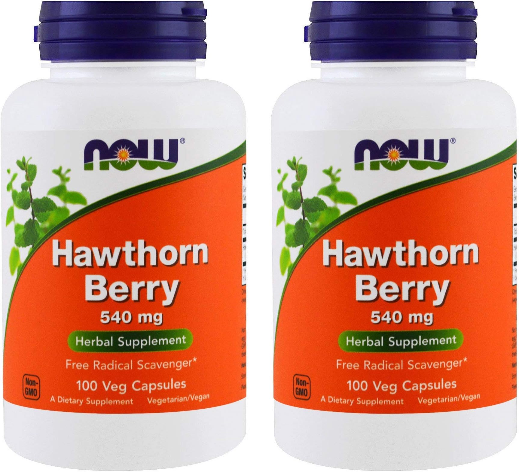 Amazon.com: NOW Foods Hawthorn Berry 540 mg, 100 Veg Capsules (Pack of ...