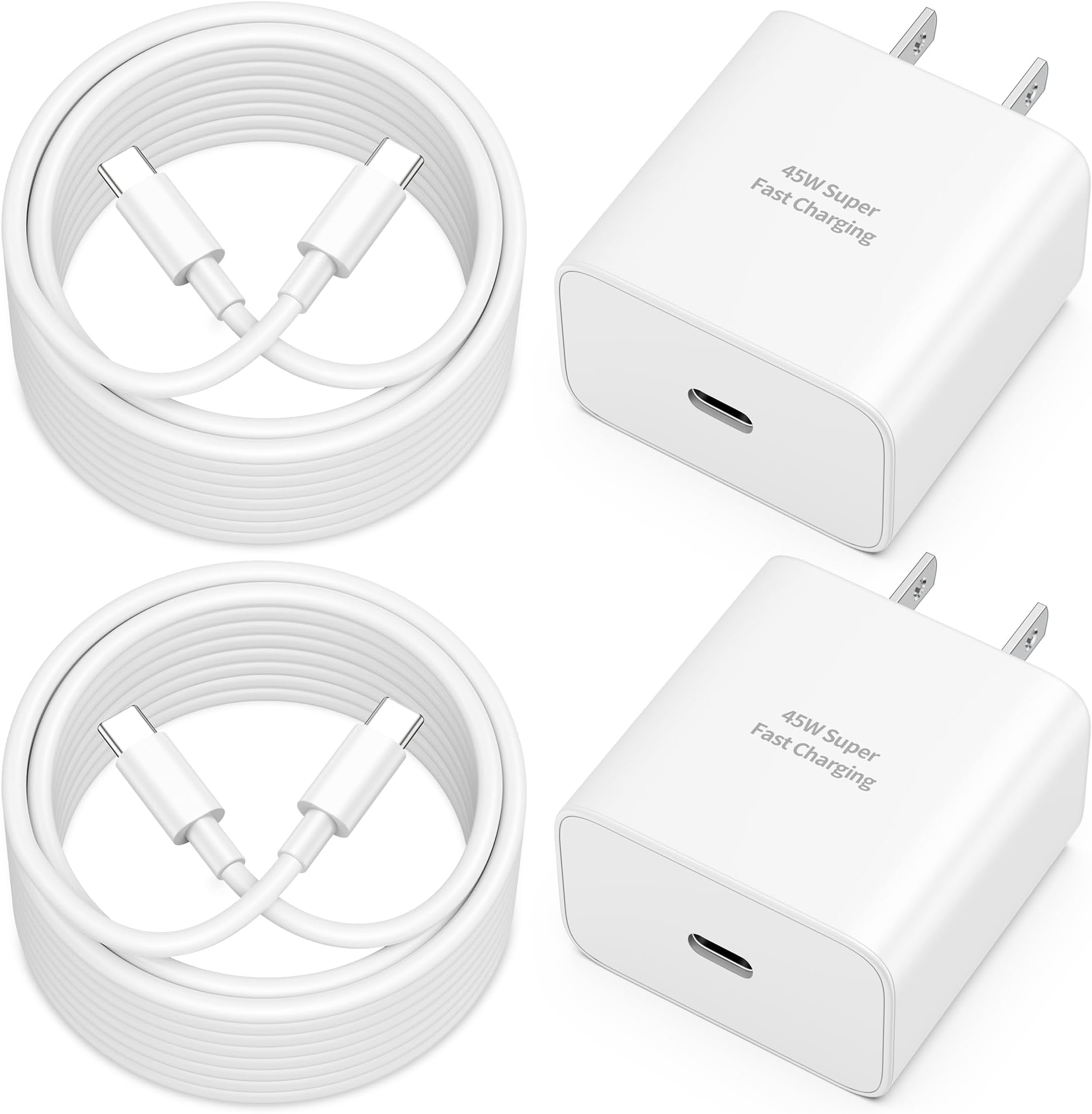 Amazon.com: 45W USB C Fast Charger for Google Pixel 9/9 Pro/9 Pro XL/9 ...