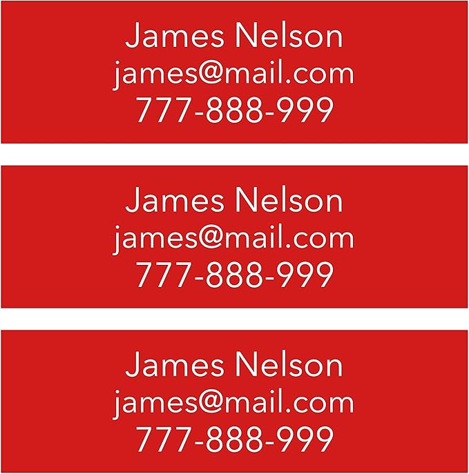 Amazon.com: Personalized Golf Club Name Labels (30 Labels) - Custom ...