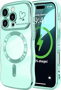 Amazon.com: LCHULLE for iPhone 16 Pro Max Case for Women Girls [Compatible with MagSafe] Cute ...