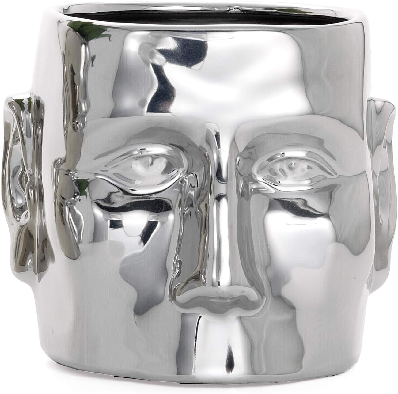 Amazon.com: Torre & Tagus Face Vase Ceramic Planter Drop Pot Sculpture ...