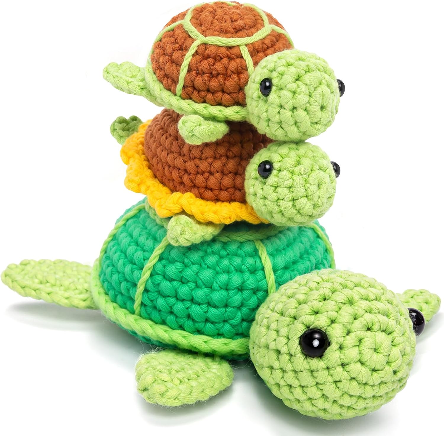 Amazon.com: Mewaii Beginner Crochet Kit with 40% Extra Yarn, Pre ...