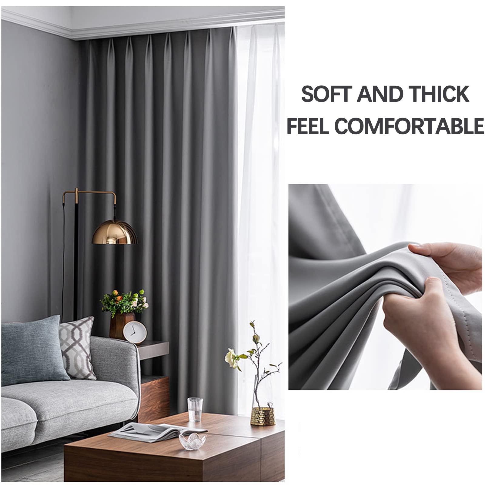 Heat Resistant Curtains Buy StangH Moroccan Blackout Curtains Grey