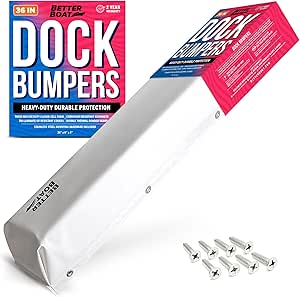 Amazon.com : Boat Dock Bumper Guards, 36" Marine-Grade Pads with Screws ...