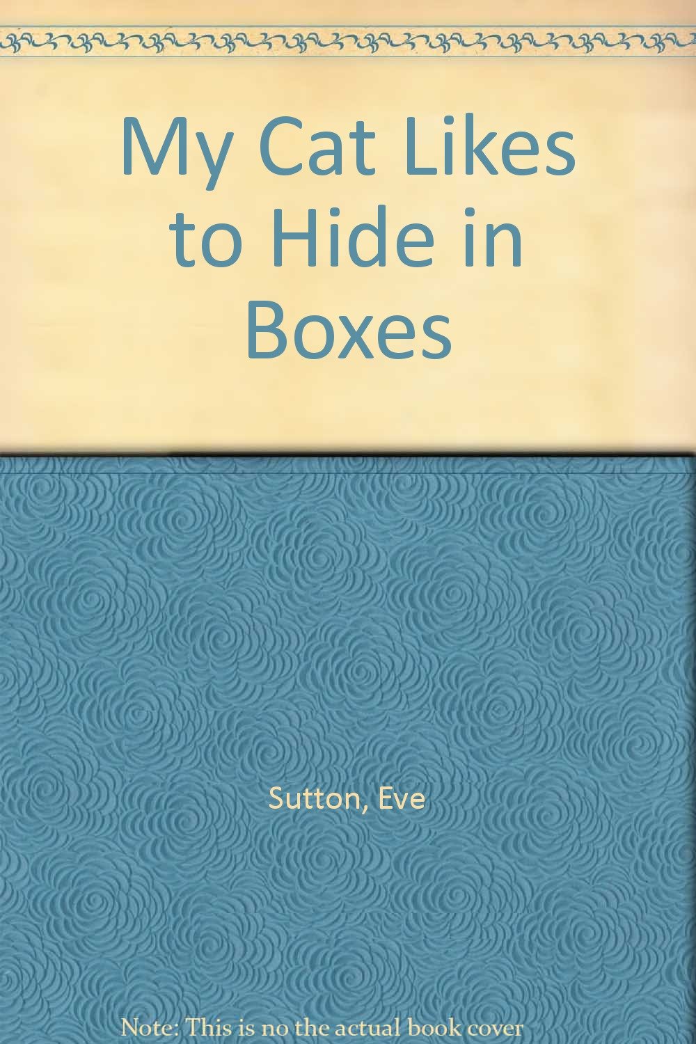 My Cat Likes to Hide in Boxes: Eve Sutton: Amazon.com: Books
