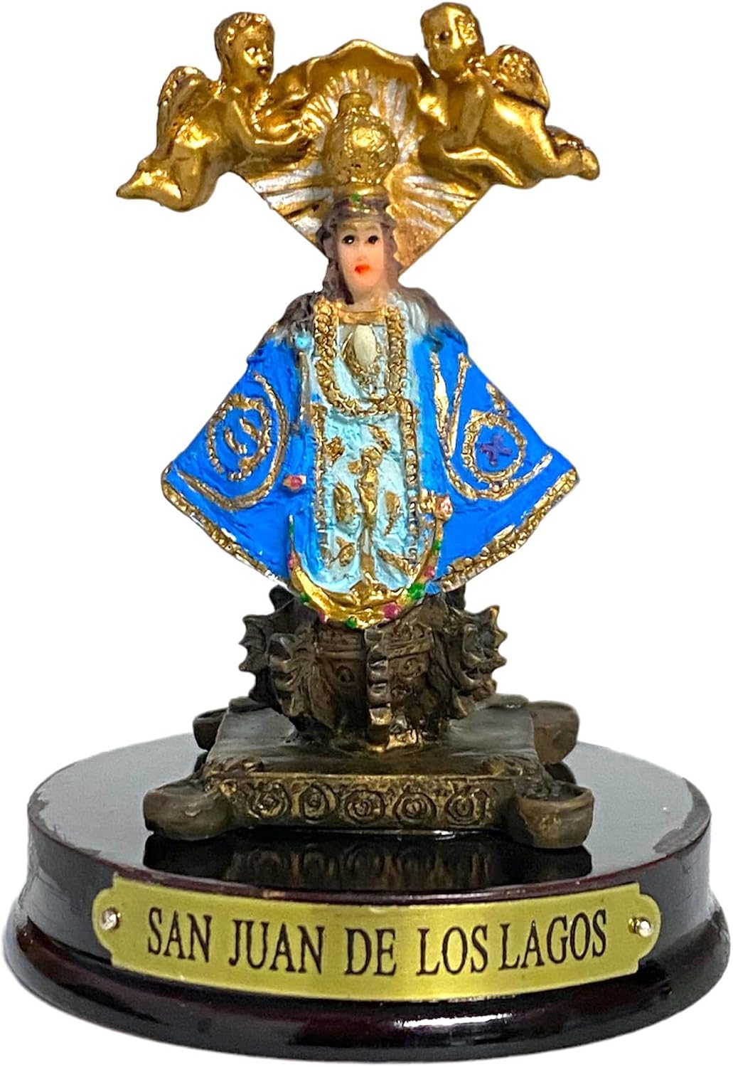 Estatua de Virgen San Juan de Los Lagos de 3 pulgadas Mini Estatua de ...
