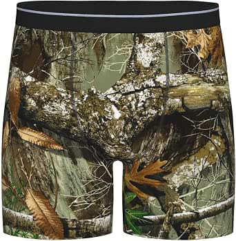 ACTYDER Autumn Hunting Tree Camo Men's Boxer Briefs, Mens Trunks ...