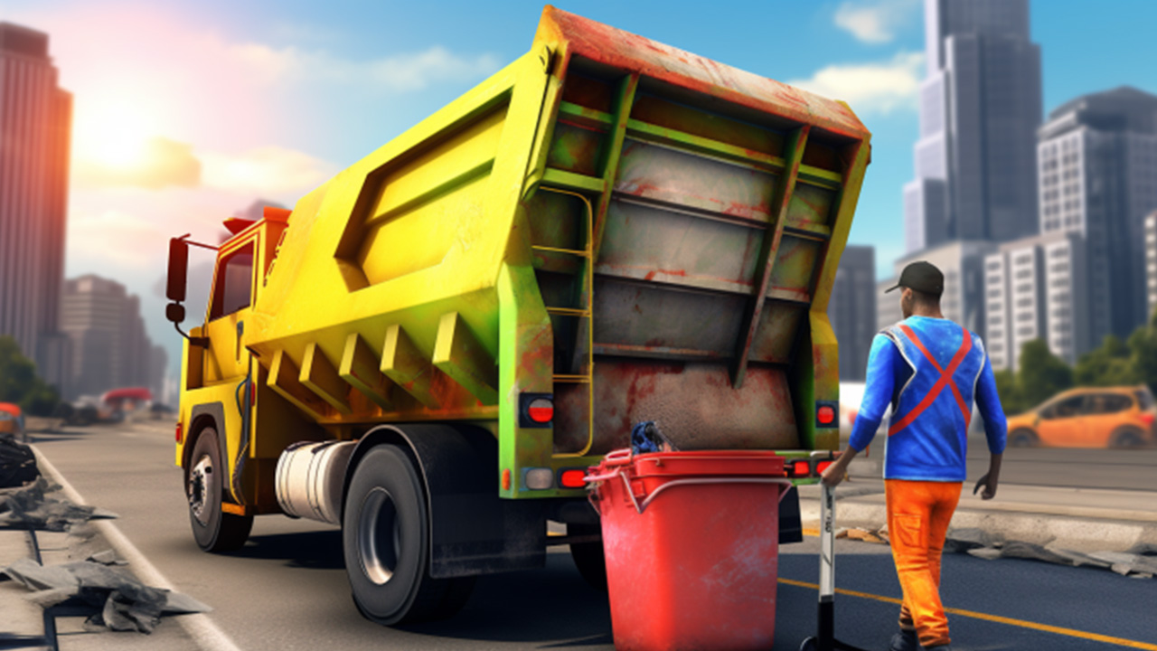 Garbage Cargo Truck Games Offline -Real Metro City Recycling Dump Truck ...