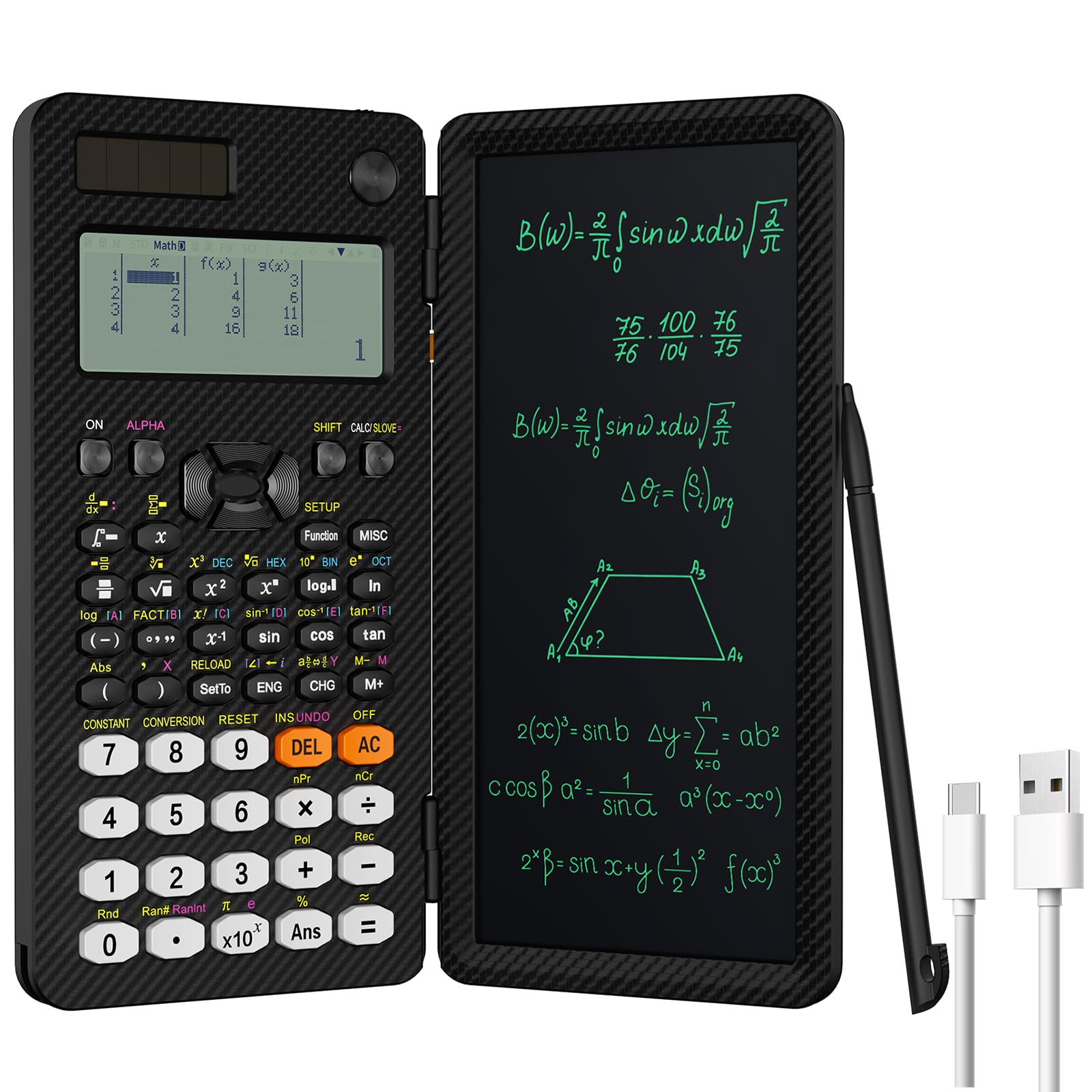 Amazon.com : Rechargeable Scientific Calculator for Students, 991EX ...