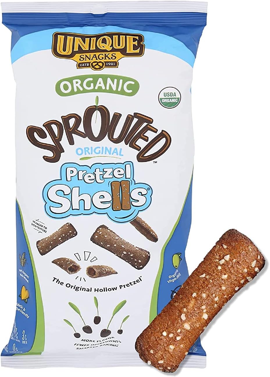 Amazon.com: Unique Sprouted 100% Whole Grain Pretzel Splits (Pack of ...