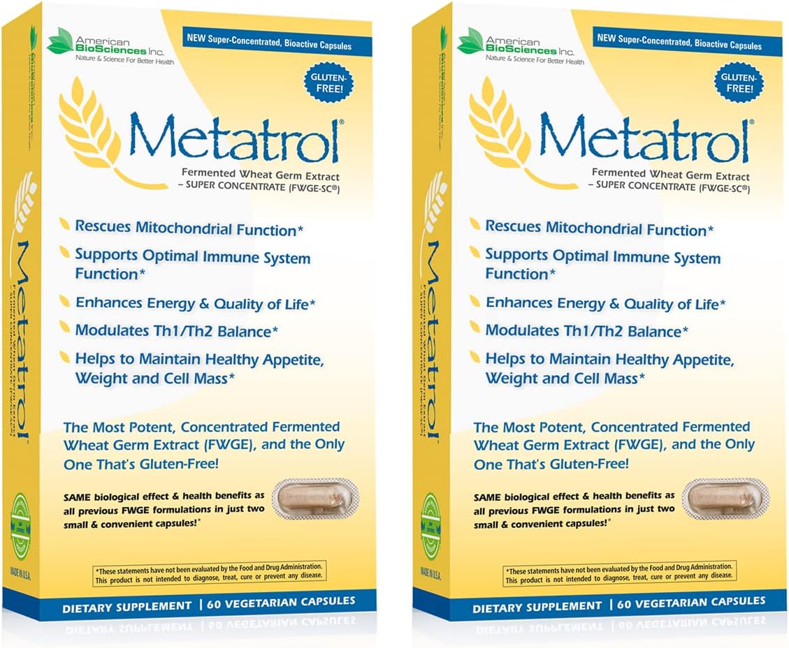 Amazon.com: American BioSciences Metatrol 2-Box Bundle, Mitochondrial ...