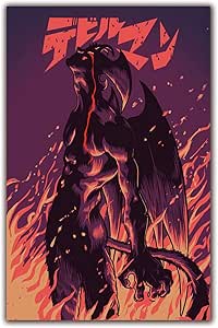 Anime Devilman Crybaby Retro Art Poster Family Decorative Painting Wall ...