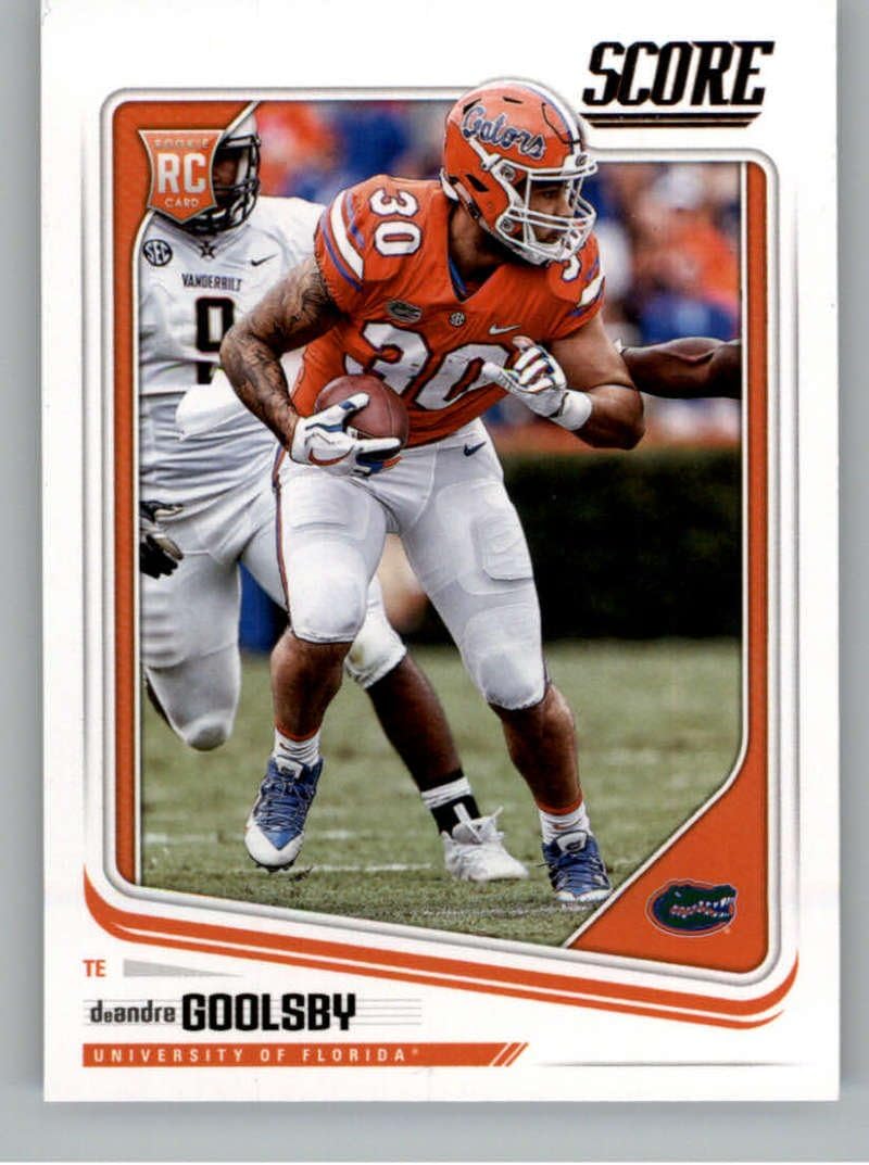 Amazon.com: Football NFL 2018 Score #411 DeAndre Goolsby Rookie ...