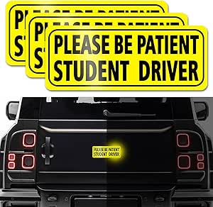Amazon.com: QZTYTY 3PCS Student Drive Magnet for Car, Magnet Car ...