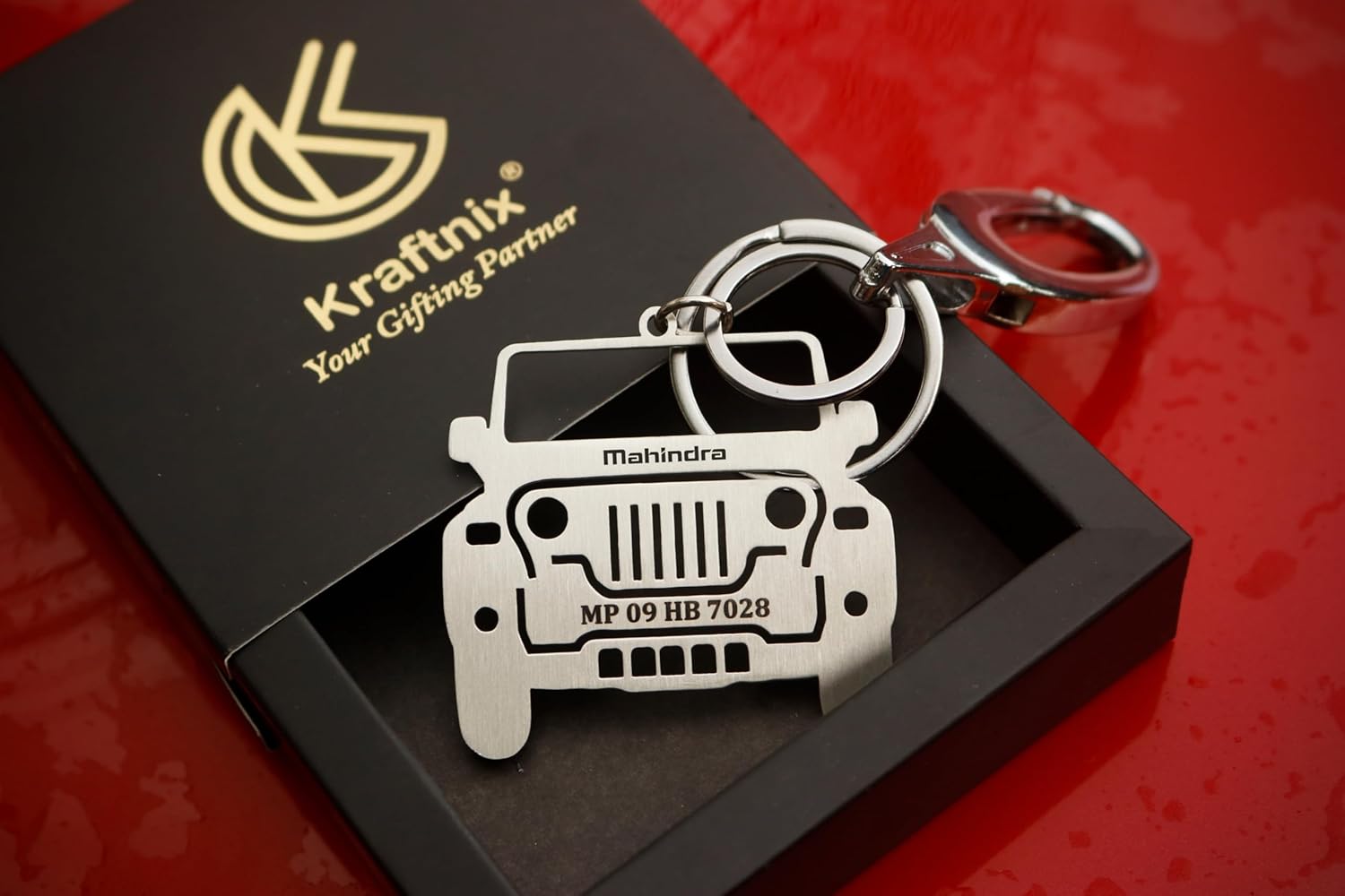 Kraftnix Metallic Personalized Customized Mahindra Thar Car Model ...