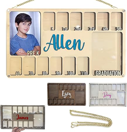 Amazon.com - ubmpj School Picture Frame Pre-K to 12 Personalized ...
