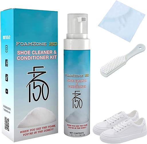 Fashion Base Foamzone 150 Shoe Cleaner - Shoe Cleaning Kit - Shoe ...