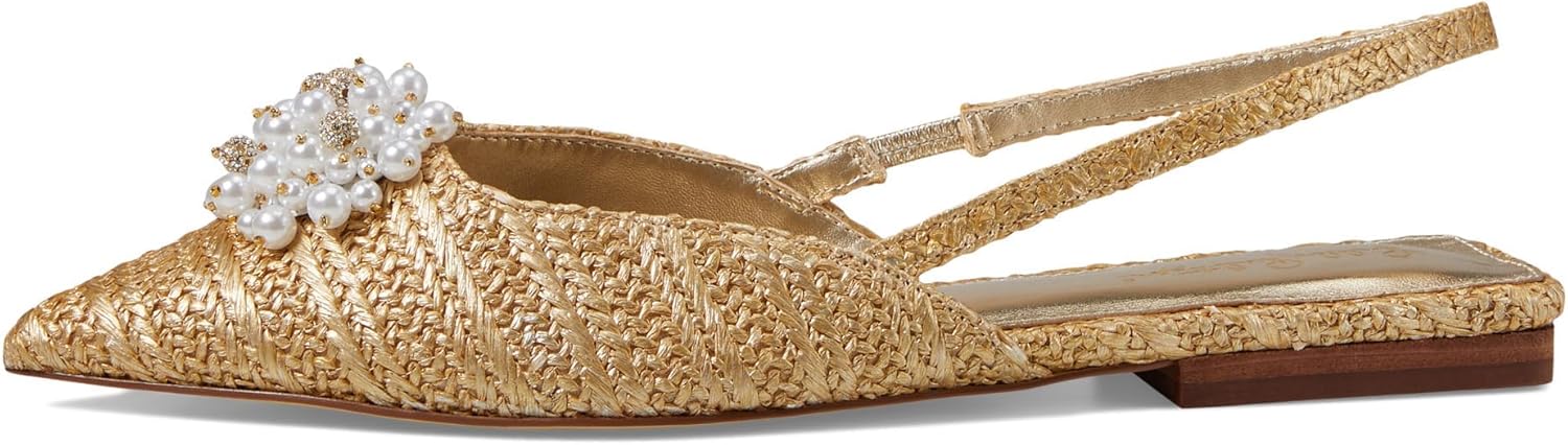 Amazon.com | Lilly Pulitzer Women's Brit Straw Slingback Sandal | Flats