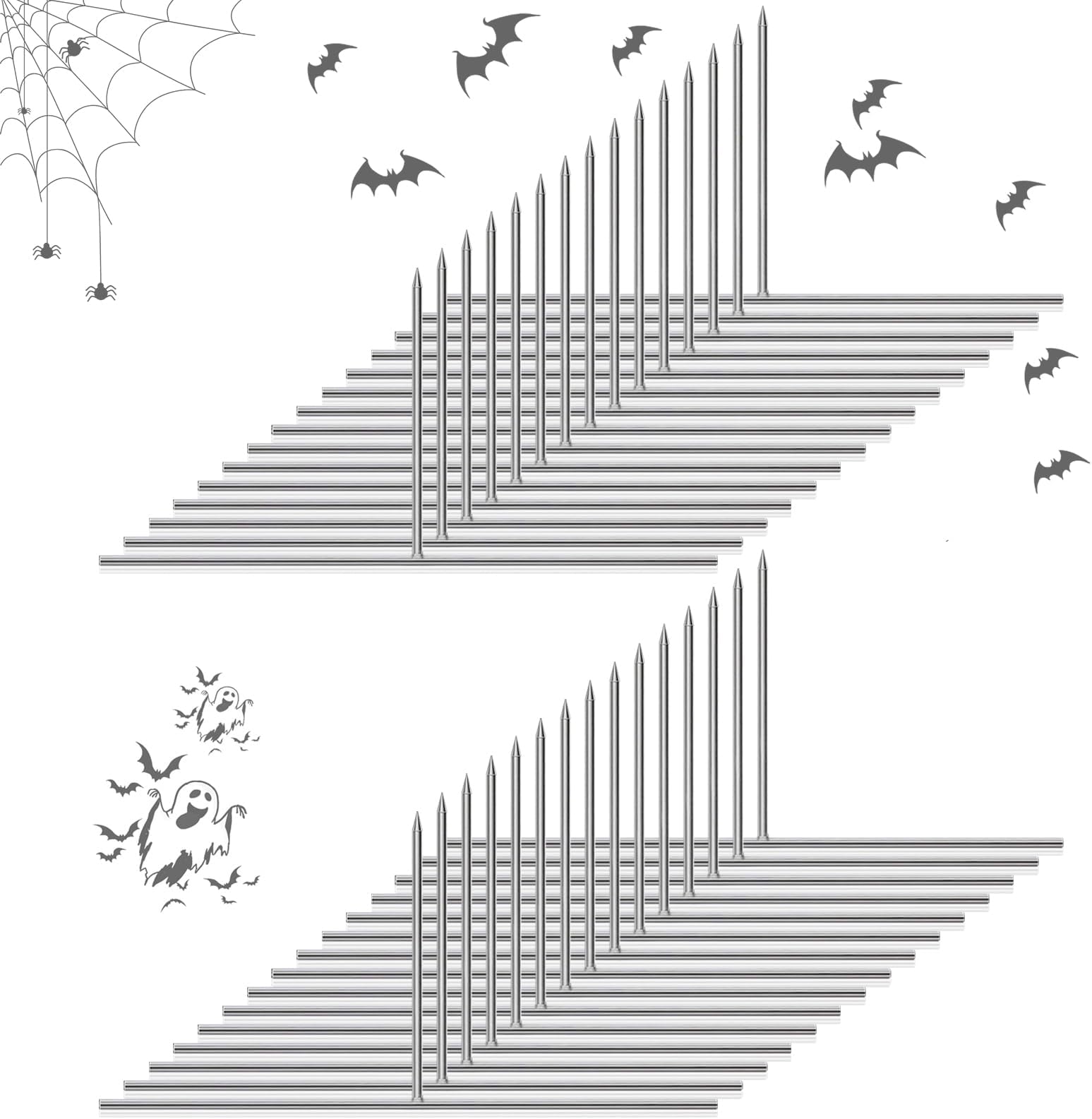 Amazon.com: Tandefio 24 Pcs Halloween Tombstone Stakes, 8 x 6.3 Inches ...